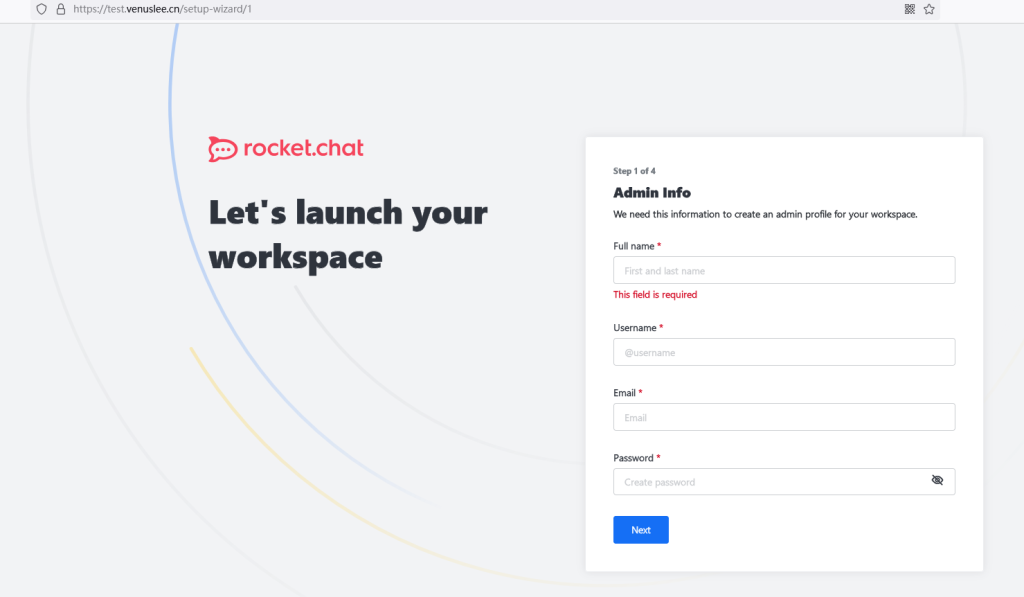 服务器玩法系列(2)——搭建私人聊天服务RocketChat - Venus Lee-廬山煙雨博客
